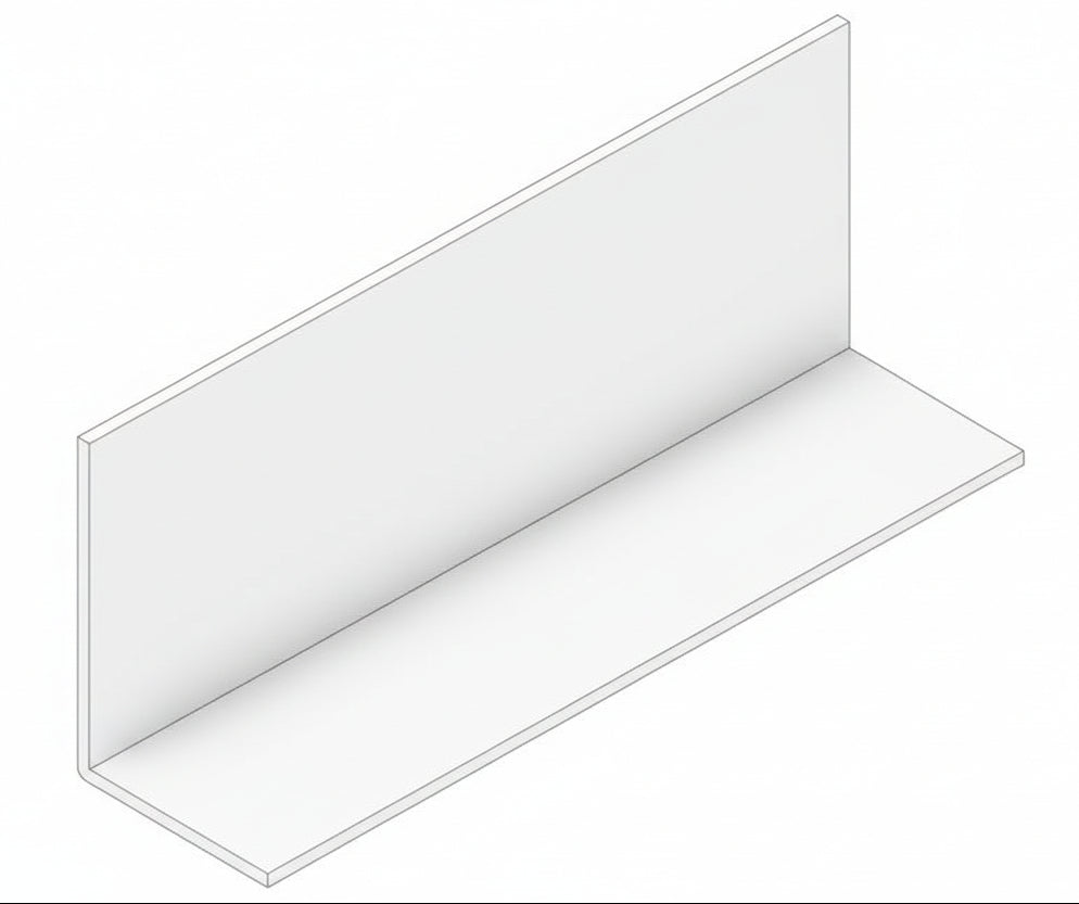 Aluminum L Profiles | L Trims & Flat Bars – PARTITIONS LTD
