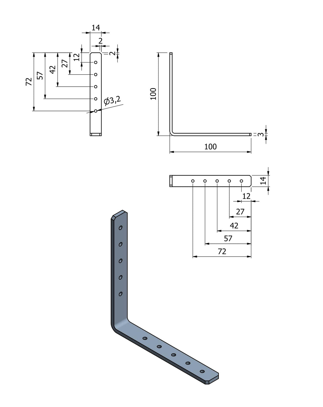Heavy Duty Steel Corner Brackets – PARTITIONS LTD
