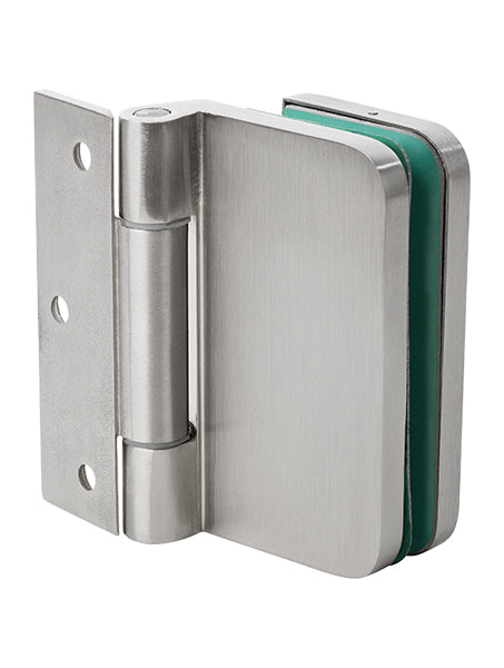 Glass Door Hinge Rectangle Style Radius - 45 kg Glass Rated ...