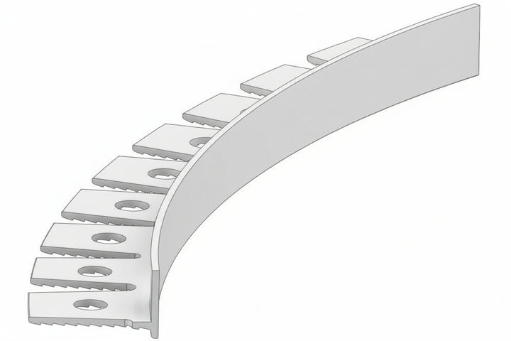 Auminium Curving & Arch Trims: Archway trim design – PARTITIONS LTD